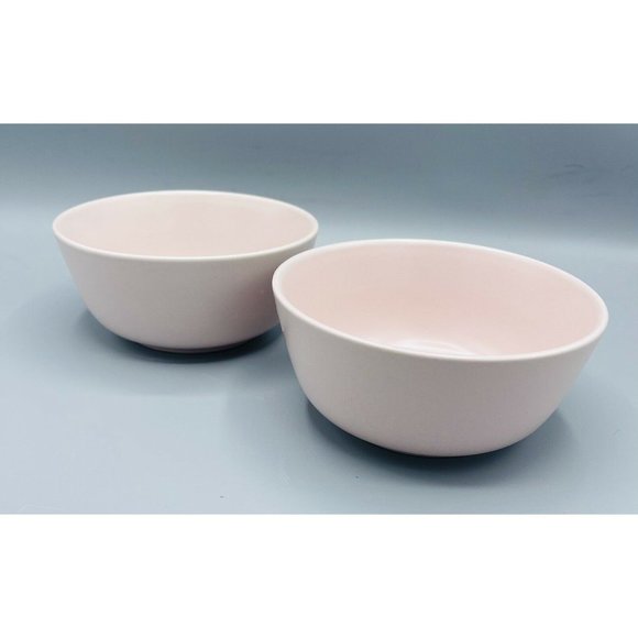 IKEA | Dining | Ikea Pink Dinera Coupe Soup Cereal Bowls Set Of 2 Matte ...